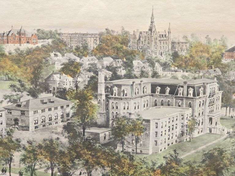 Richard Rummell Northwestern University Engraving - Kraft Auction ...