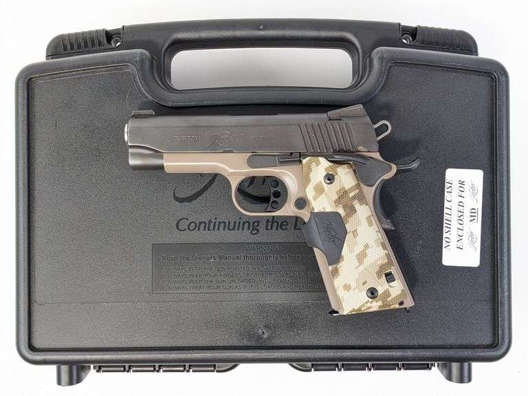 Kimber Custom Shop Pro Covert II .45 ACP Semi Auto Pistol w/ Case ...
