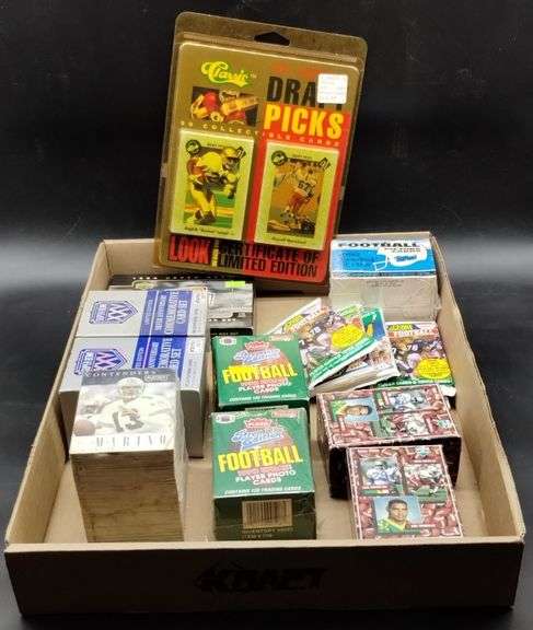 (J) Football collectable sets and more - Kraft Auction Service, LLC