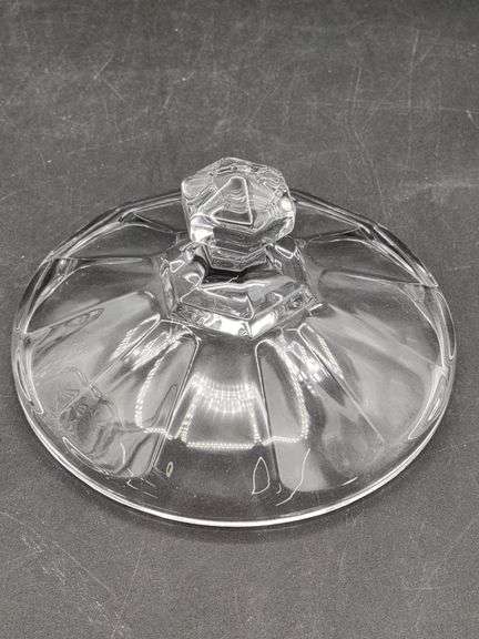 (AC) Waterford Marquis Cut Lead Crystal "Finley" Carousel Cookie Jar ...