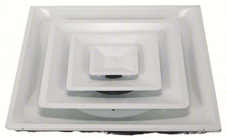 Stratus Plaque Diffuser 8" Neck and Square 3 Cone Diffuser 24" * Stock ...