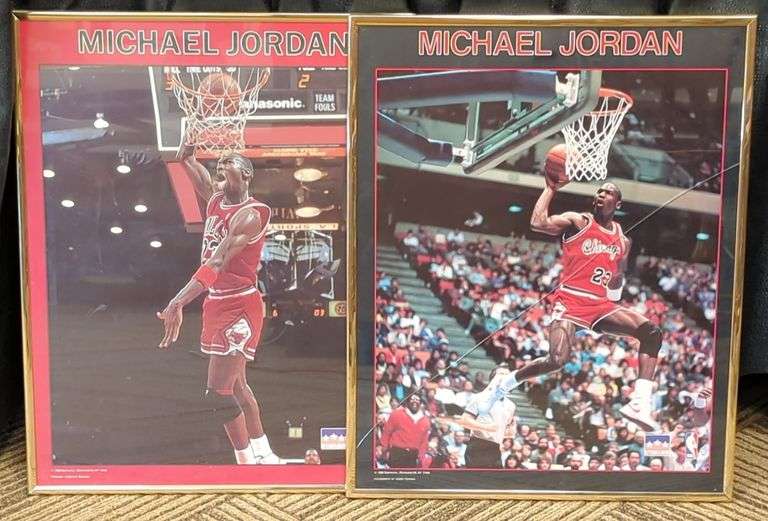 Michael Jordan Wall Posters In Frame (16"×20") Bidding 1xtq - Kraft ...