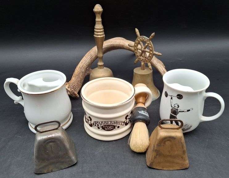 (F) Vintage Barbershop Old Falshioned Luxury Shaving Mug Including ...