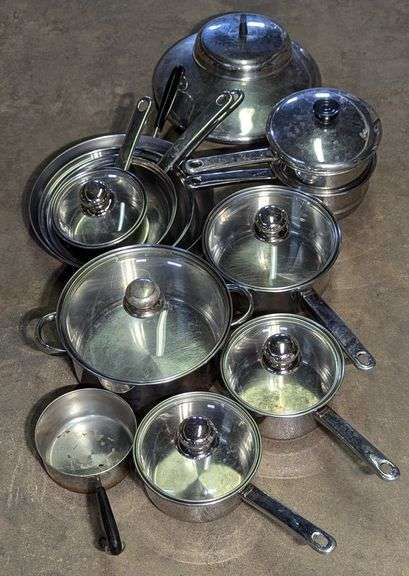 (I) Stovetop kitchenware with lids from Kinetic Classicor ...