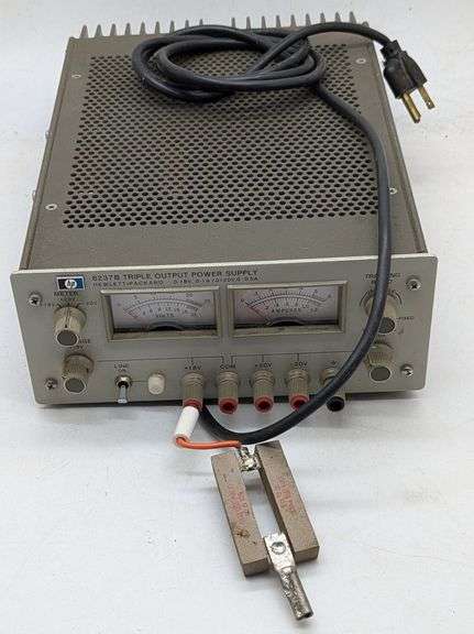 (EF) HP Triple output power supply (model 6237B). - Kraft Auction ...
