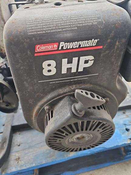 (II) Pallet Lot Includes: Coleman Powermate Generator (Model PM0524000 ...