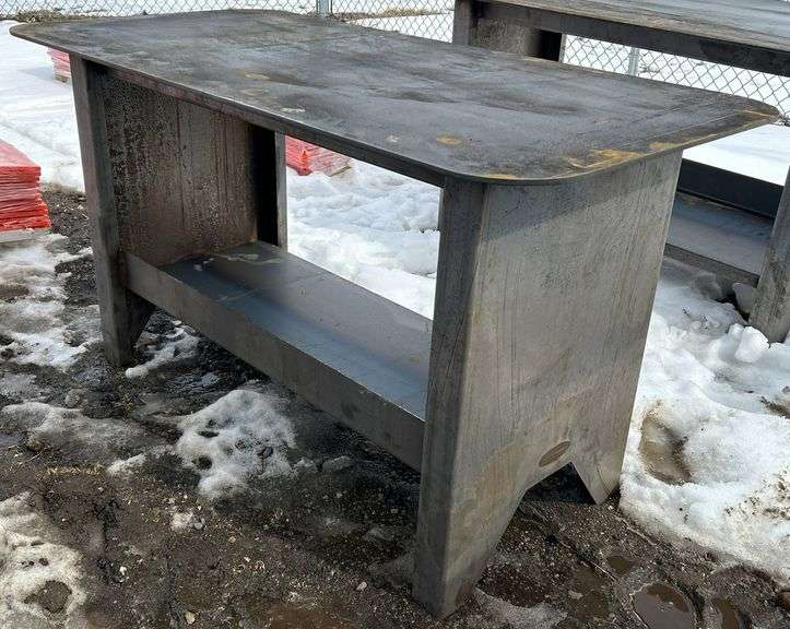 57.5” Metal Welding Table - Kraft Auction Service, LLC