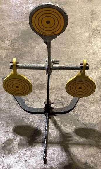 (F) Do-All Outdoors Auto Resetting Steel Spinner Shooting Target w 4 ...