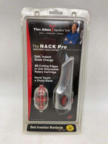 (F) Tim Allen’s The Nack Pro Knife System and The Nack Cartridges ...