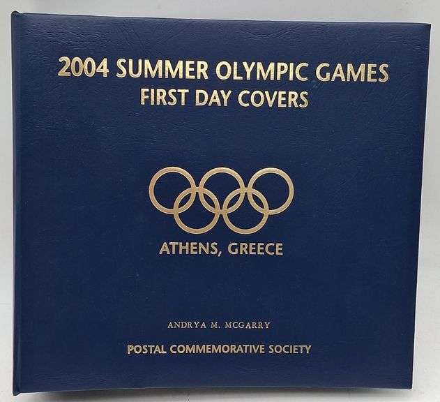 (N) 2004 Summer Olympic Games First Day Covers Stamp Collection - Kraft ...