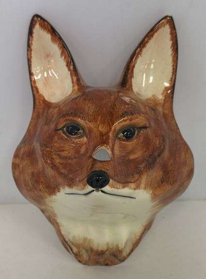 Babbacombe Fox Head String/Scissor Holder - Kraft Auction Service, LLC