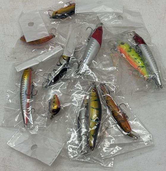 12 Lake River Fishing Lures - Kraft Auction Service, LLC