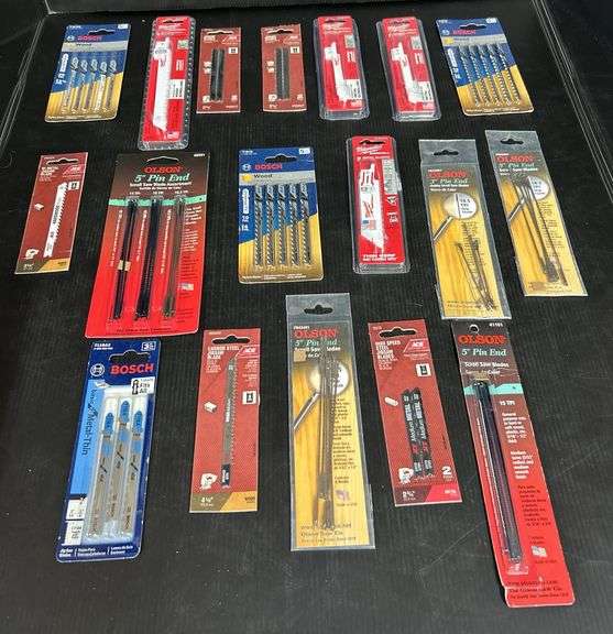 (M) Saw Blades incl. Milwaukee, Bosch, & Olson - Kraft Auction Service, LLC