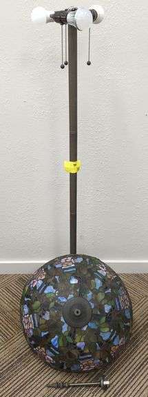Tiffany Style Stained Glass Shade Floor Lamp Shade 59"T (Broken ...