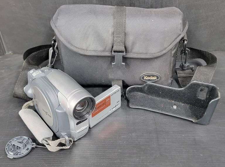 (II) Hitachi DVD Cam, Minolta Camera Case, And Kodak Camera Bag ...