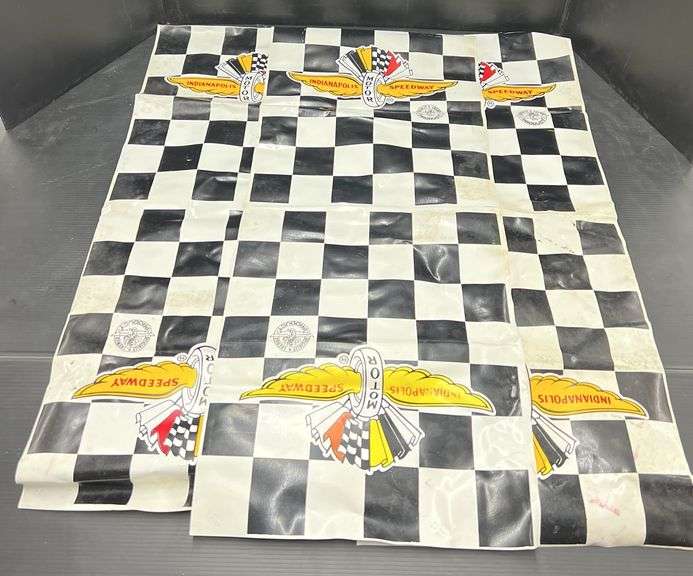 3 Each Indianapolis Motor Speedway Vinyl Sheets. - Kraft Auction ...