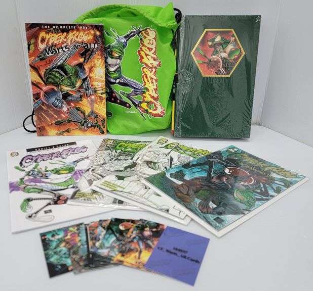 (V) All Caps CyberFrog Compendiums, ComicsAnd Trading Cards. - Kraft ...