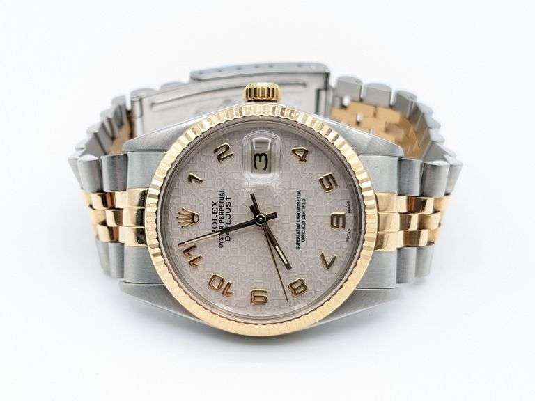 1988 Men's Rolex Datejust Oyster Perpetual Watch - Kraft Auction ...