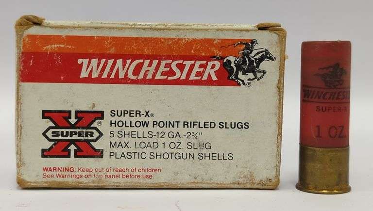 Winchester Super-X Hollow Point Rifled Slugs (5 Shells-12 GA 2 3/4 ...