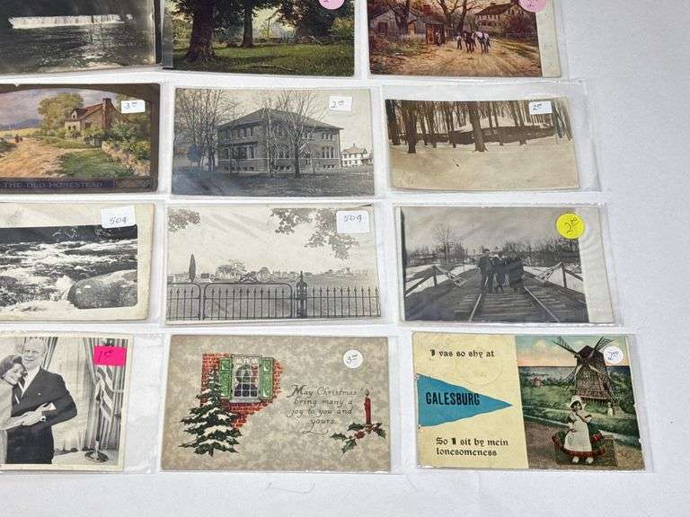 Lot Of Antique / Vintage Postcards - Kraft Auction Service, LLC