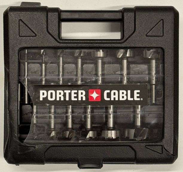 Porter Cable 14-Piece Forstner Drill Bit Set - Kraft Auction Service, LLC