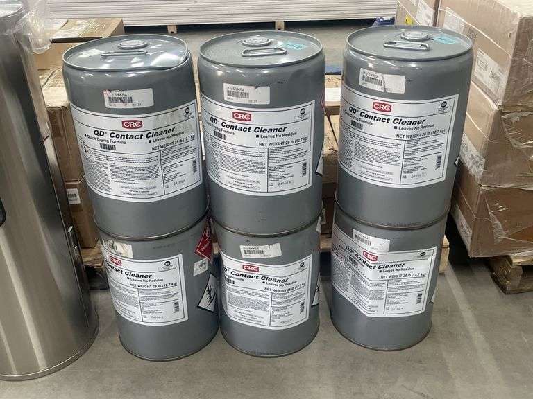 (ZZ) CRC Contact Cleaner: Bucket, 5 gal, Liquid, QD®, Safe on All ...