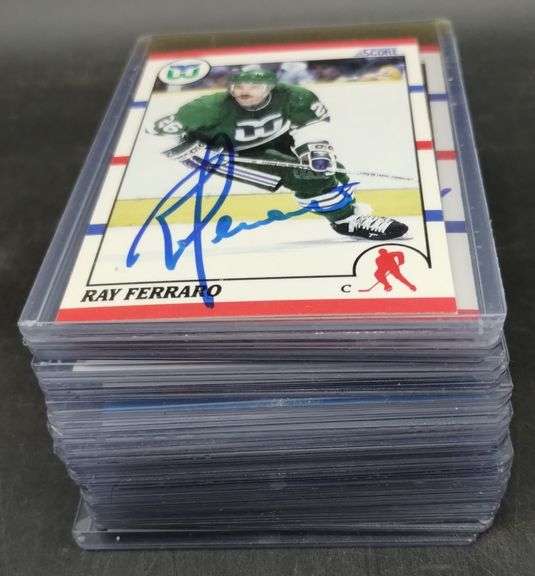 (J) Hockey autograph cards 25 total JSA authentication - Kraft Auction ...