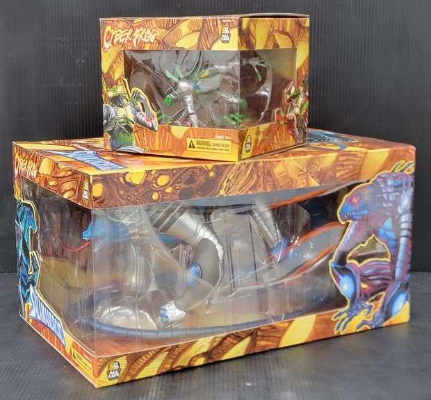(V) 2 All Caps CyberFrog And Salamandroid Figures And Collectibles ...