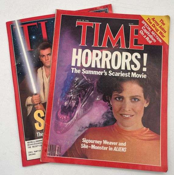 (AO) Star Wars And Alien Time Magazines - Kraft Auction Service, LLC