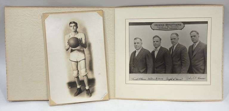 Large Early Basketball Player Photograph And More - Kraft Auction ...