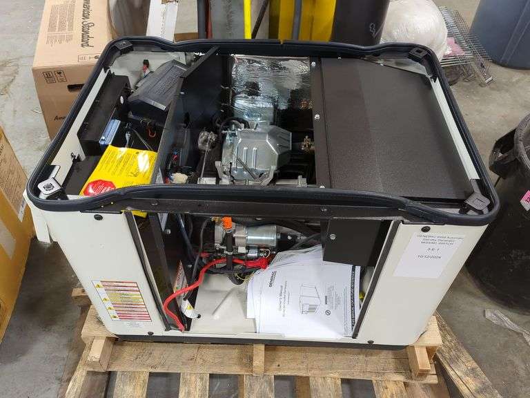 Generac Power Pact 6998 Automatic Standby Generator 7,500 Watt 60 Hz ...