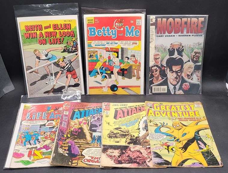 (UU) Seven Comic Books From Various Genres - Kraft Auction Service, LLC
