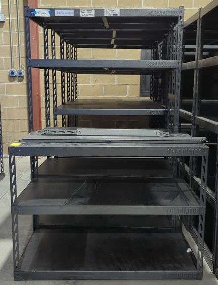 Gladiator 5-Tier & 3-Tier Shelving Unit (48"×24"×72") & (48"×24"×35 ...