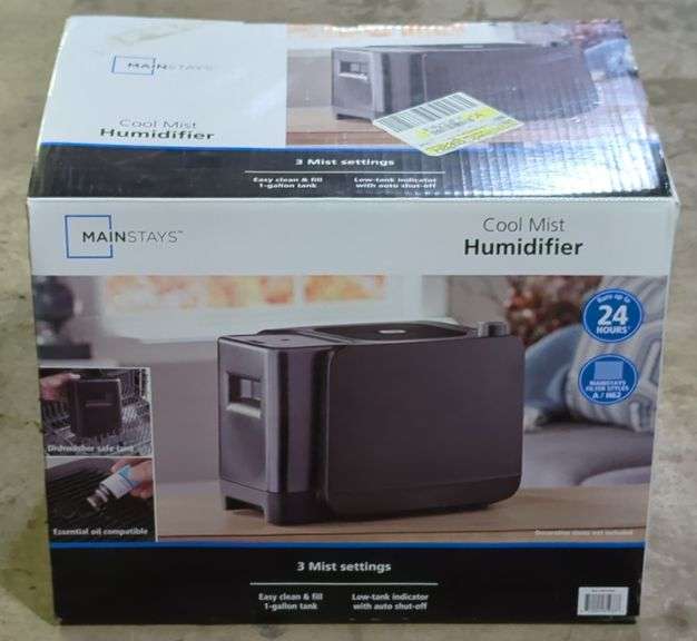 (F) Mainstay Humidifier (Cool Mist) 14.5 x 9.5 x 11.5 inch - Kraft ...