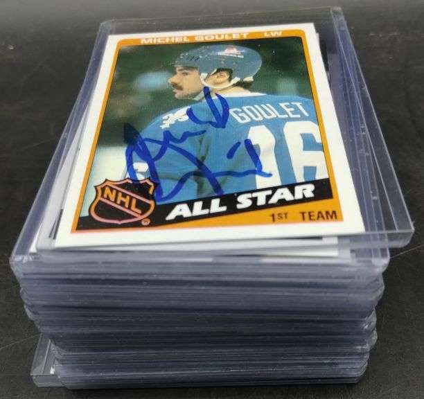 (J) Hockey autograph cards 25 total JSA authentication - Kraft Auction ...