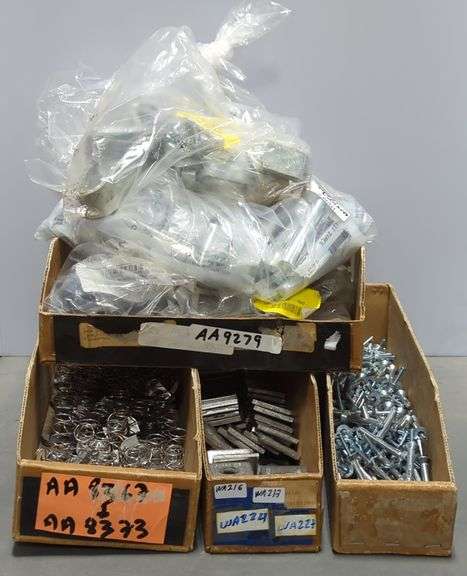 Miscellaneous Items Including Zamac Nailin Flat Head 1/4" x 2 ...