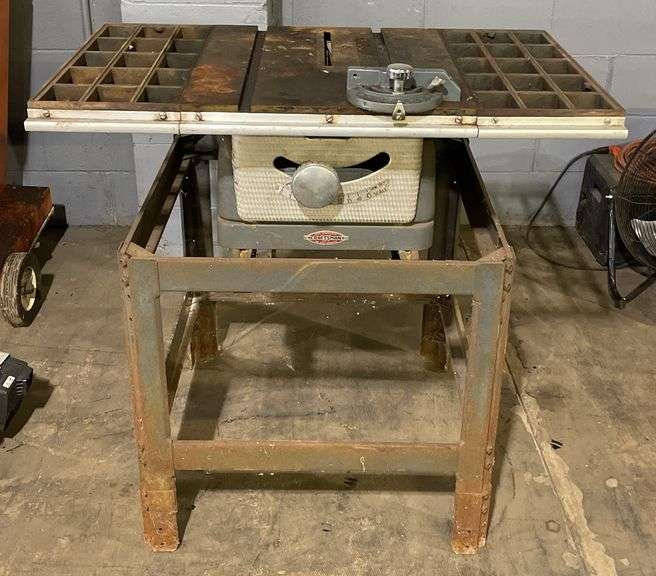 (F) Sears Craftsman Table Saw Model 103.22151 - Kraft Auction Service, LLC
