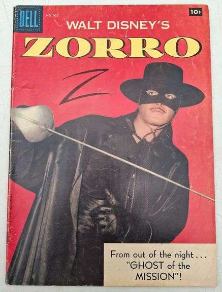(O) Walt Disney's Zorro Comic No.920 Double Cover - Kraft Auction ...