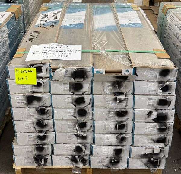 Hydroshield Panama Pier Textured Laminate Flooring - Kraft Auction ...