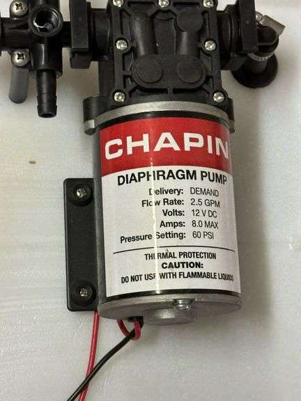 Chapin 12 Volt Proseries ATV Sprayer Diaphragm Pump With Spray Nozzle And Spray Boom Kit - Kraft ...