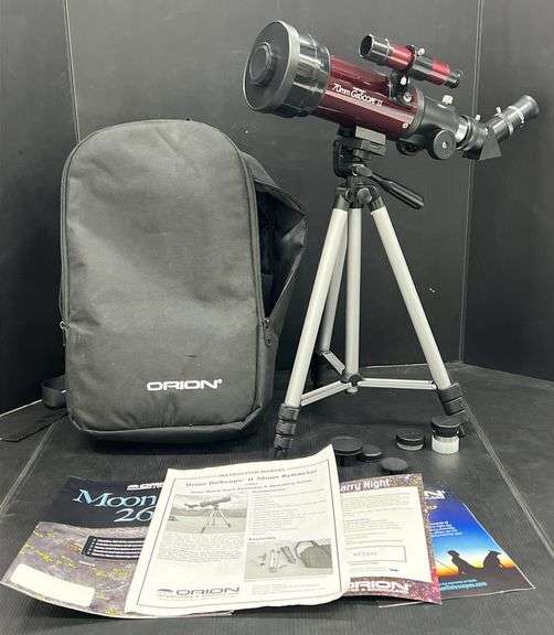 (V) Orion GoScope II 70mm Refractor Telescope, Model No. 10034. - Kraft ...