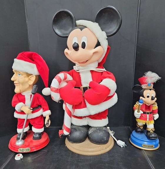 Mickey Mouse & Bing Crosby Christmas Decor. - Kraft Auction Service, LLC