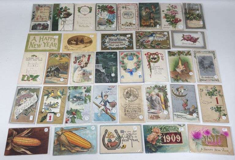 Lot Of Antique / Vintage Postcards - Kraft Auction Service, LLC