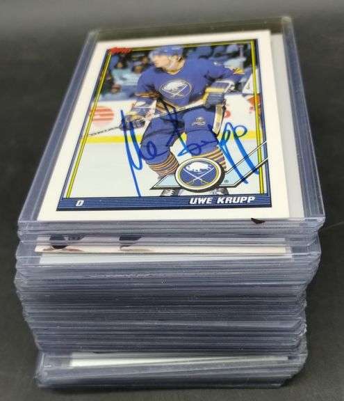 (J) Hockey autograph cards 25 total JSA authentication - Kraft Auction ...