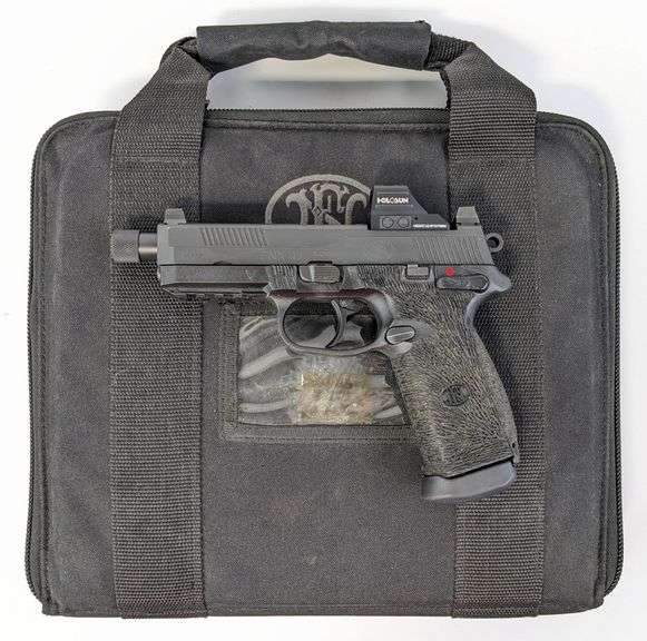 Custom FN FNX-45 Tactical .45 ACP Semi Auto Pistol w/ Case - Kraft ...