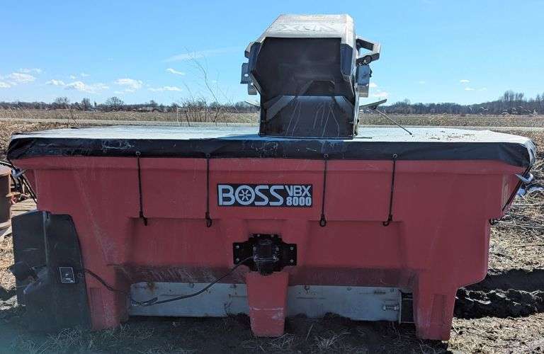 (X) Boss VBX 8000 Salt Spreader - Kraft Auction Service, LLC