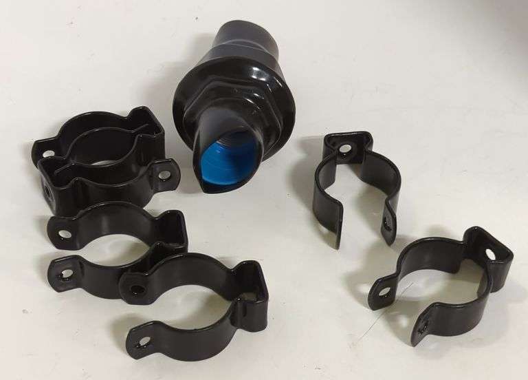 Fem-Fem Union PVC CTD w/ Mini Hangers - Kraft Auction Service, LLC