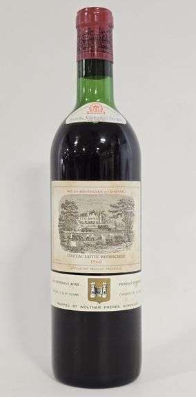 Chateau Lafite Rothschild 1968 Red Bordeaux Wine - Kraft Auction ...