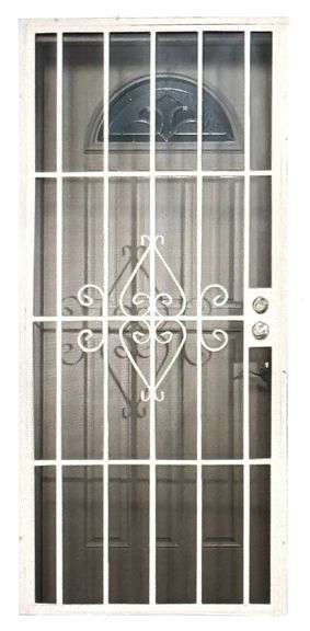 Leslie Locke Jarden Corp. White 36in Laguna Model 507 Security Door ...