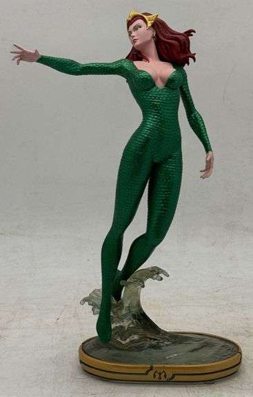 (DE) DC Comics Aquaman Mera Cover Girls Statue 463 of 5200 (10.5" tall ...